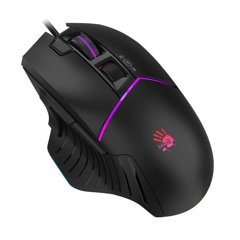 A4TECH BLOODY W95 MAX GAMING MOUSE 12000CPI STONE BLACK RGB EXTRA FIRE ACTIVE USB BLACK • Wizard ...